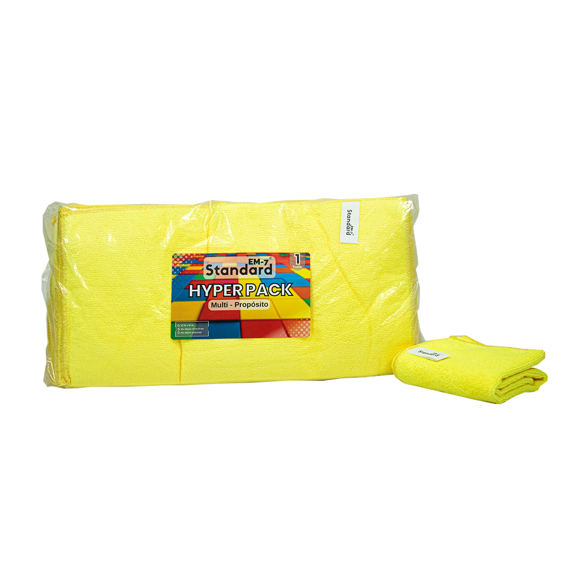 TOALLAS MICROFIBRAS AMARILLO 30 Unidades – Hyper Clean S.A.