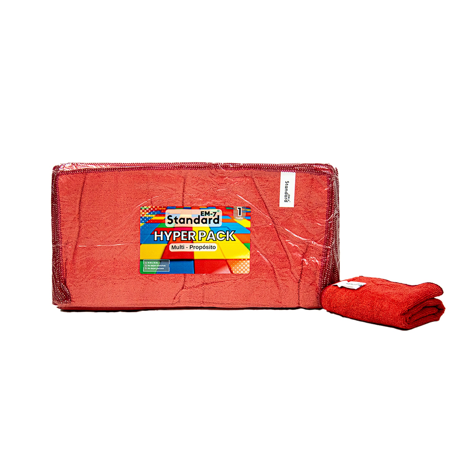 TOALLAS MICROFIBRAS ROJO 30 Unidades – Hyper Clean S.A.